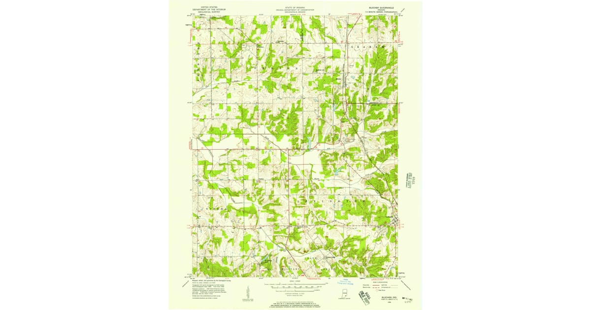 Old Maps of Albion, IN for Genealogy | Pastmaps