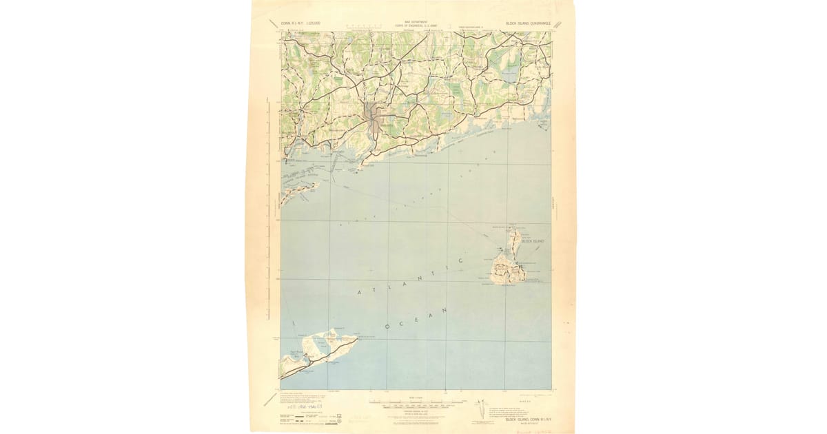 1940s Maps of White Rock, Westerly | Pastmaps
