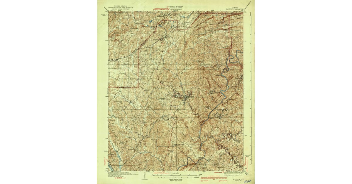 1940s Maps of Chamblee, AL | Pastmaps