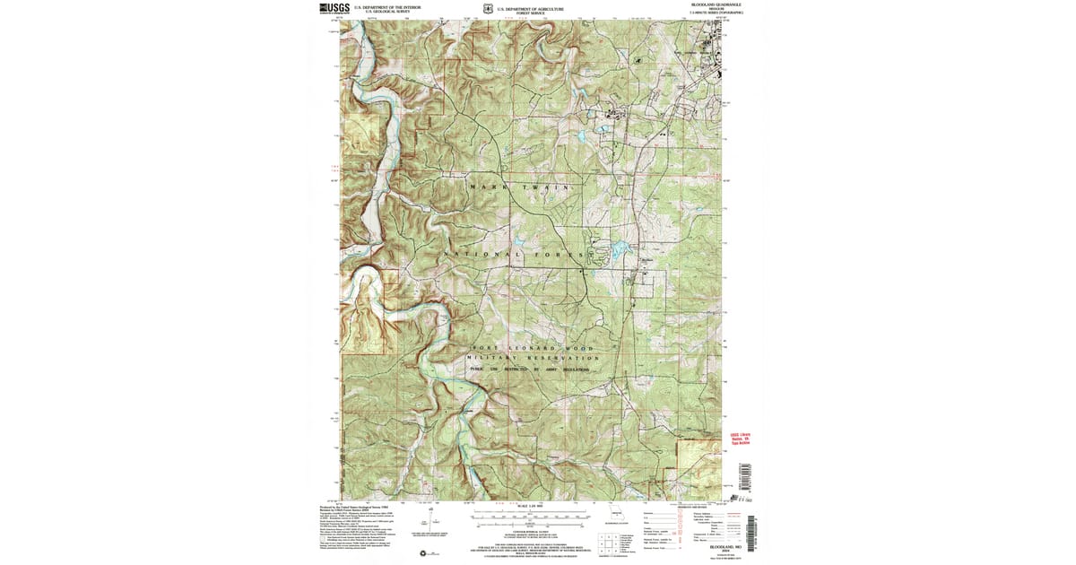 2000s (21st Century) Maps of Pulaski County, MO | Pastmaps