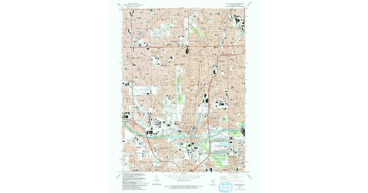 1990s Maps of Robbins, IL | Pastmaps