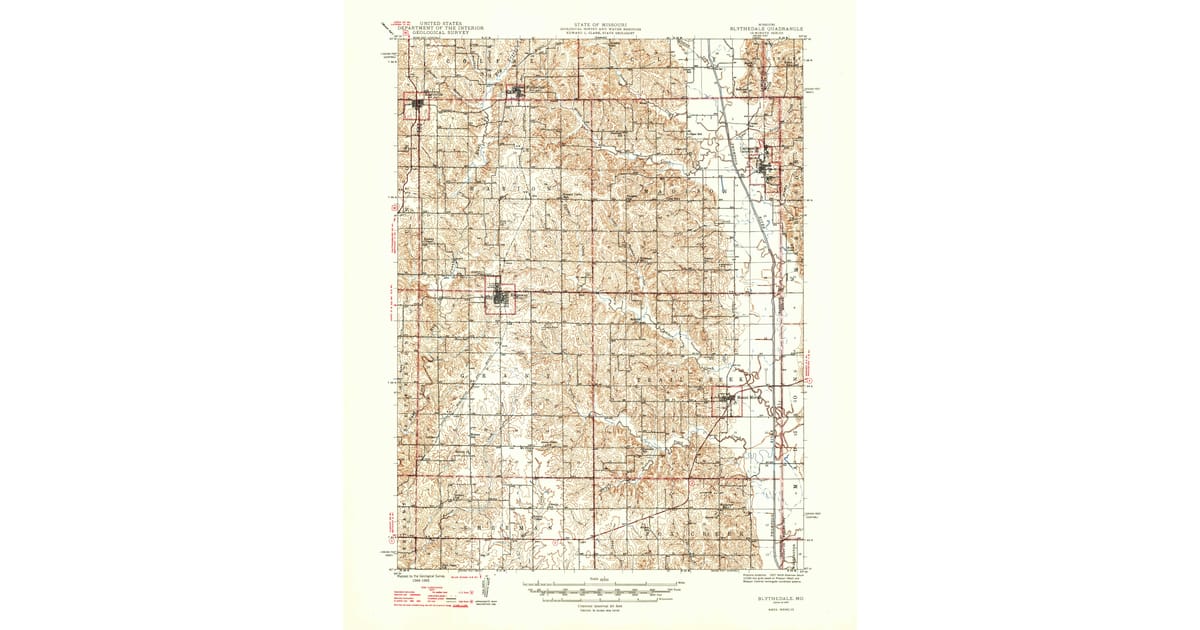 Old Maps of Mount Moriah, MO | Pastmaps
