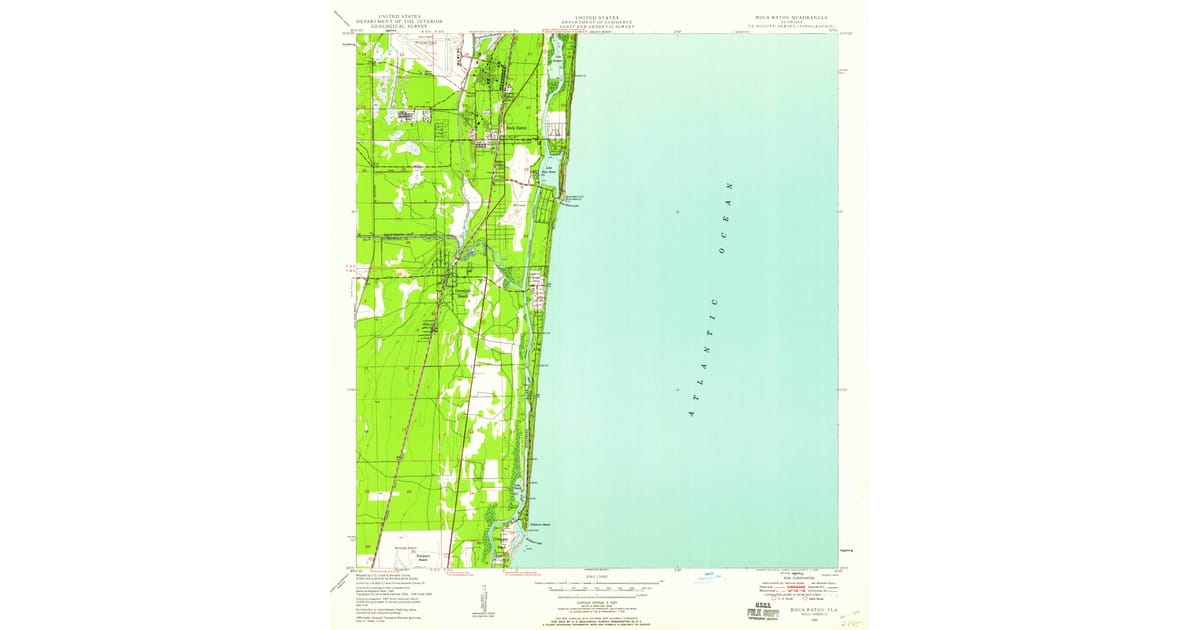 Old Maps of Lighthouse Point, Broward County | Pastmaps