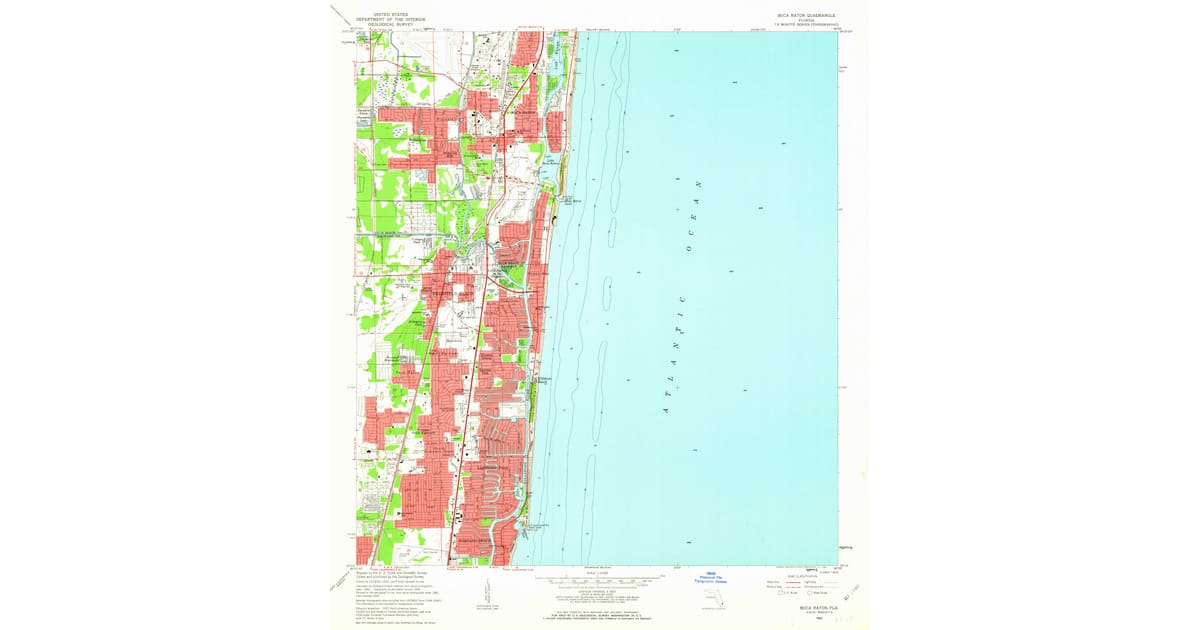 1960s Maps of Lighthouse Point, FL | Pastmaps