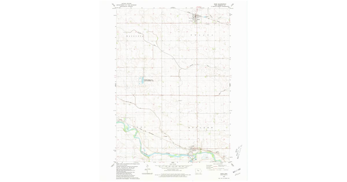 1980 Map of Bode, IA — High-Res | Pastmaps