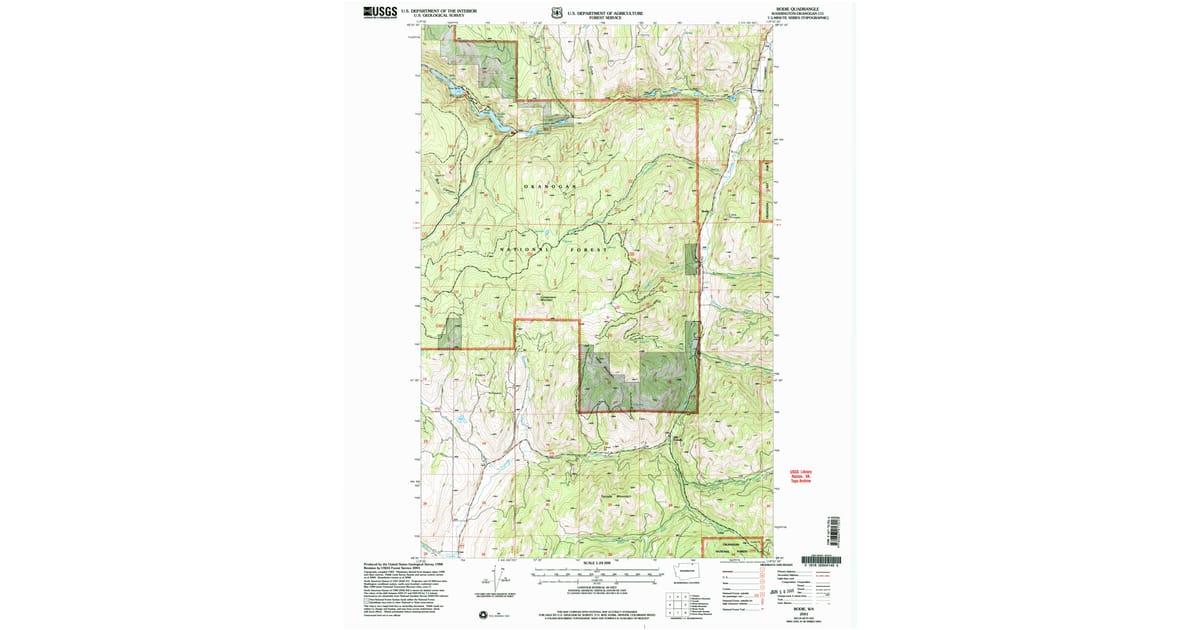 2000s (21st Century) Maps of Bodie, WA | Pastmaps