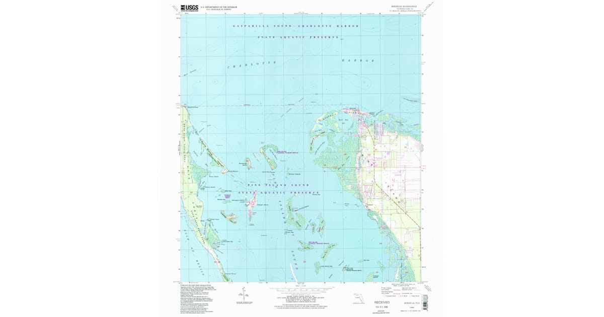 1990s Maps of Lee County, FL | Pastmaps