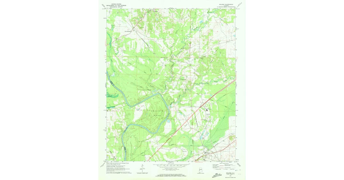 1970s Maps of Sumter County, AL | Pastmaps