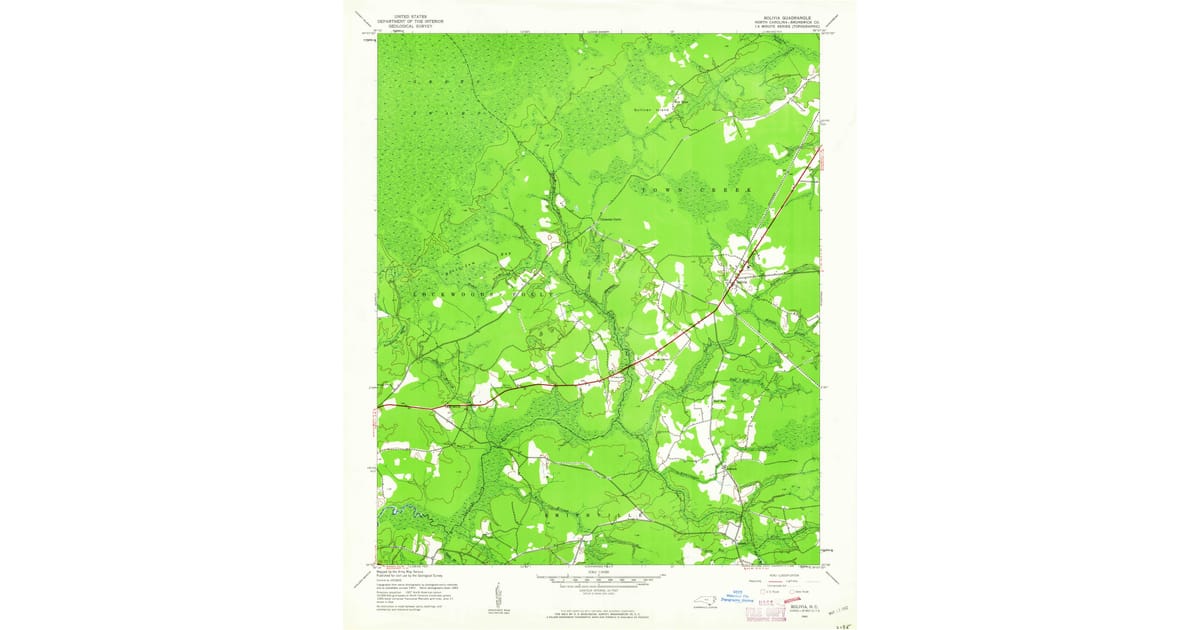 1900s (20th Century) Maps of Half Hell, NC | Pastmaps