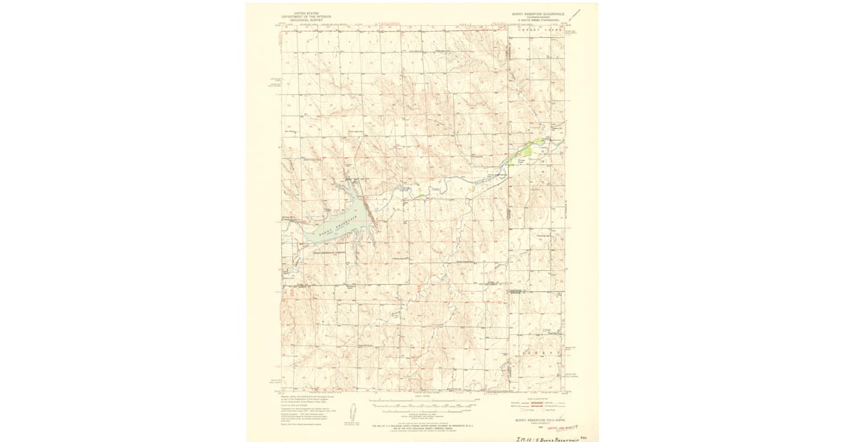 Old Maps of Yuma County, CO | Pastmaps