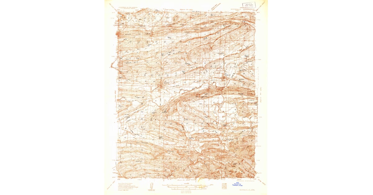 1930s Maps of Scott County, AR | Pastmaps