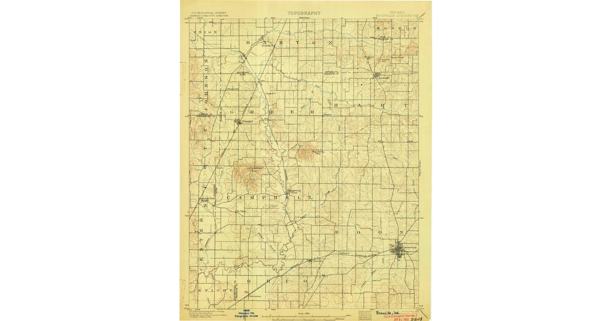 1902 Map of Boonville, IN — High-Res | Pastmaps