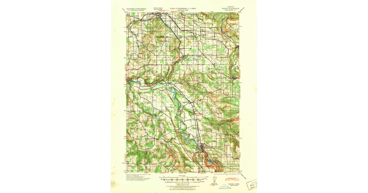 1940 Map of Boring, OR — High-Res | Pastmaps