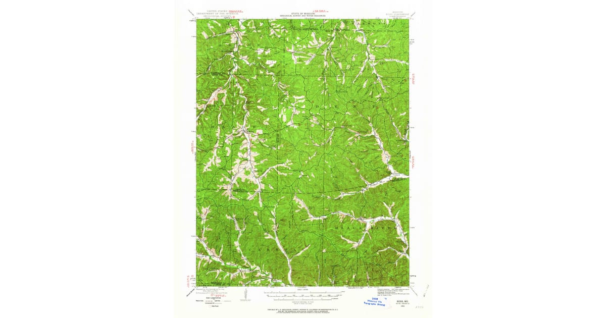 Old Maps of Viburnum, MO | Pastmaps