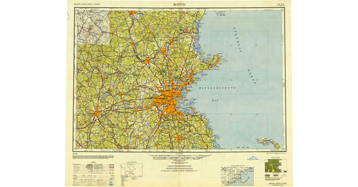 1948 Map of Boston, MA — High-Res | Pastmaps