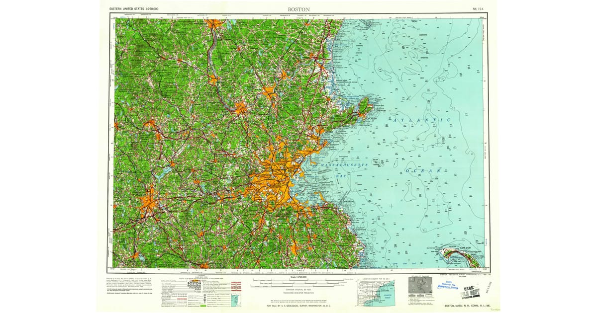 1960s Maps of Dublin, NH | Pastmaps
