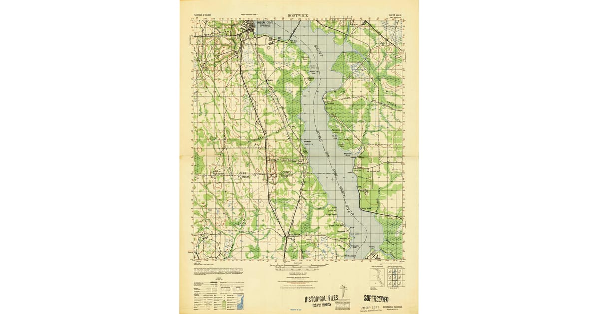 1940s Maps of Green Cove Springs, FL | Pastmaps