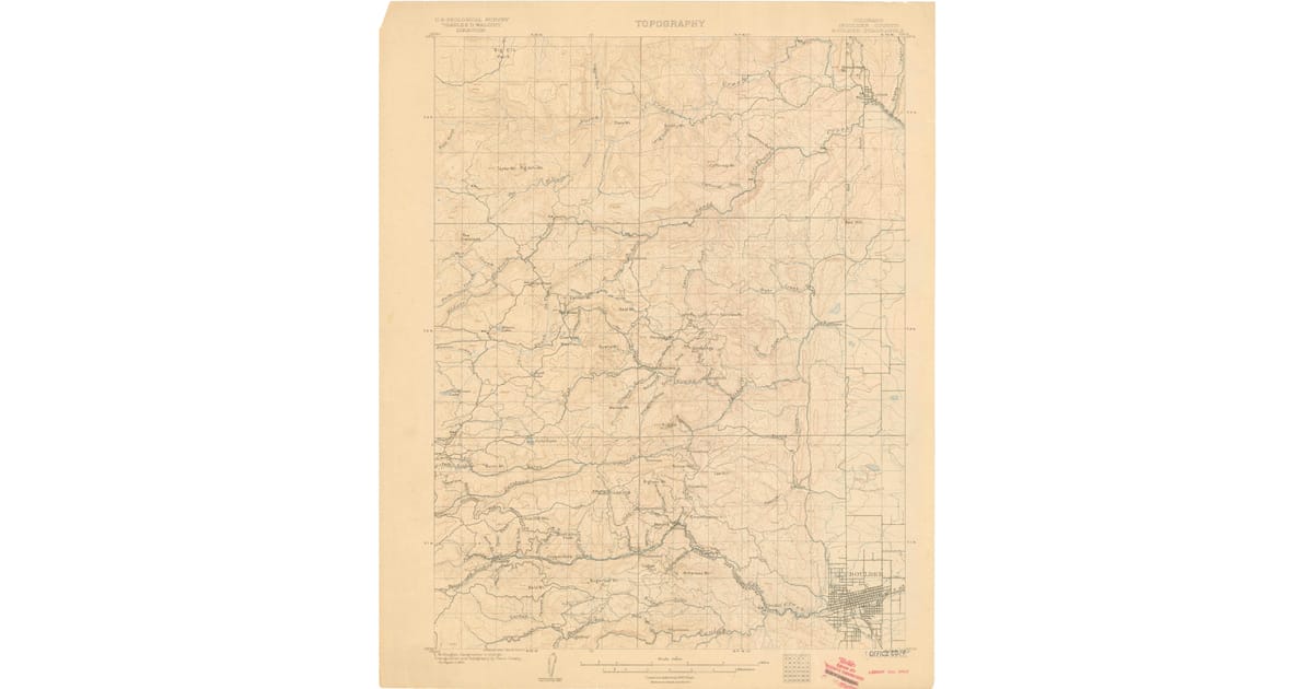 1904 Map of Boulder, CO — High-Res | Pastmaps