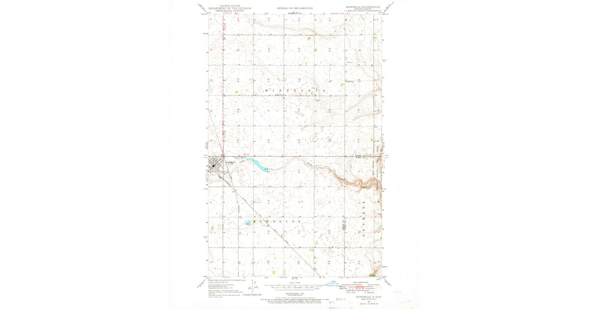 Old Maps of Bowbells, ND | Pastmaps