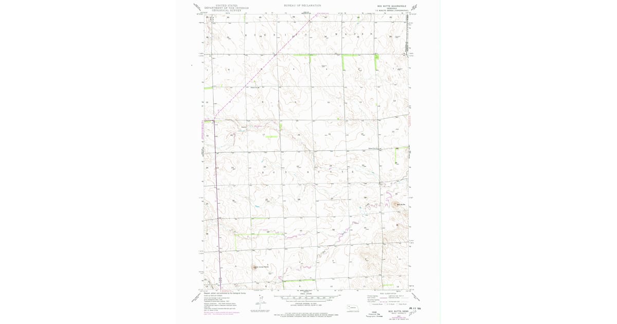 1947 Map of Box Butte, Box Butte County, NE — High-Res | Pastmaps