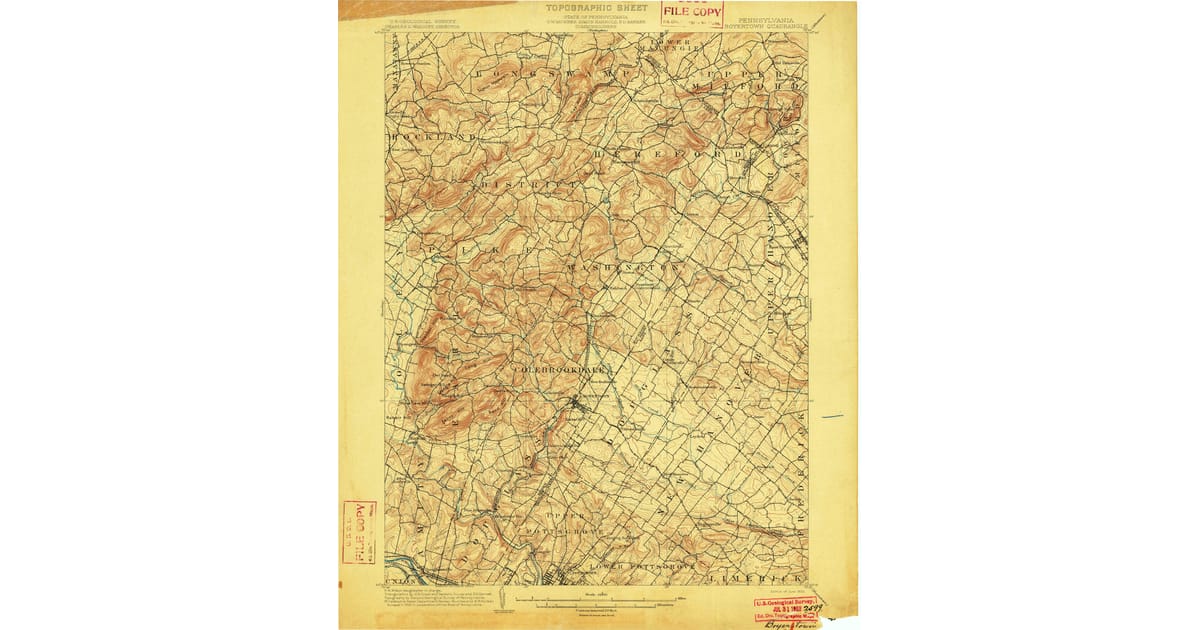 Old Maps of Boyertown, PA | Pastmaps