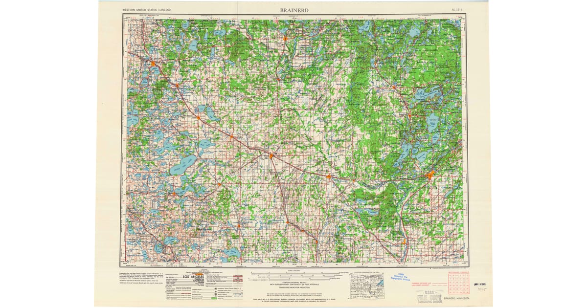 1960s Maps of Cushing, MN | Pastmaps