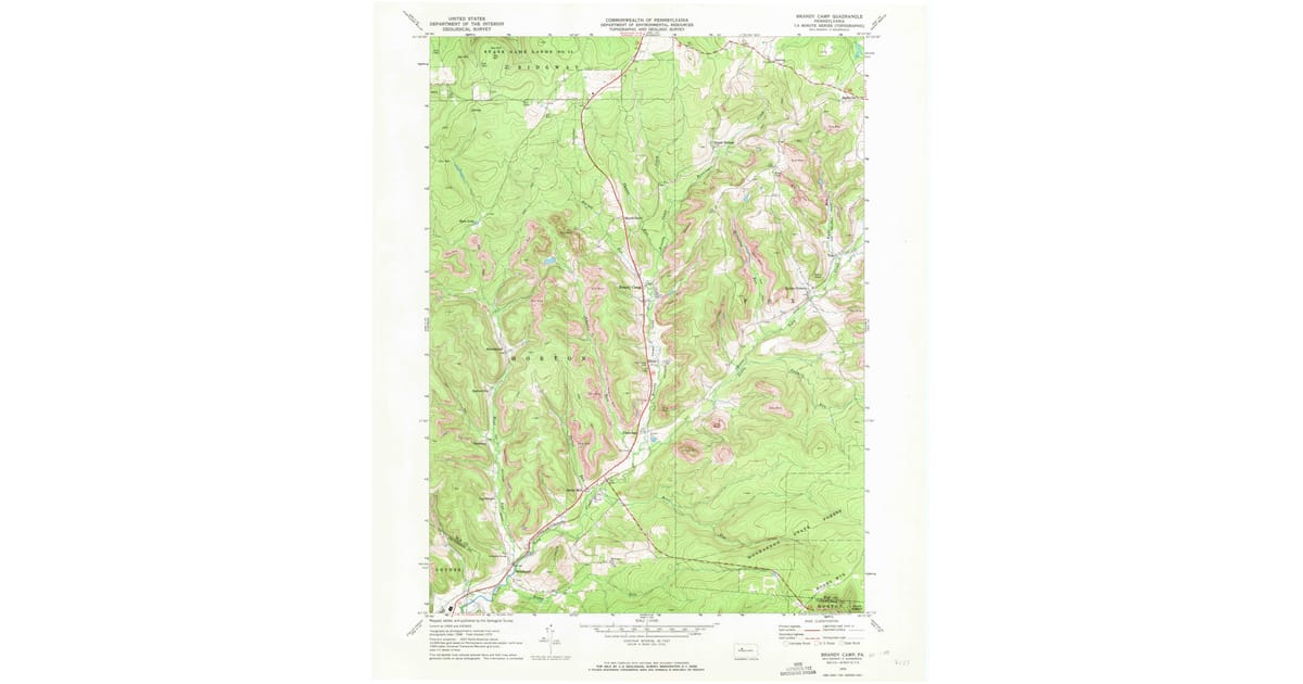 1970s Maps of Elk County, PA | Pastmaps