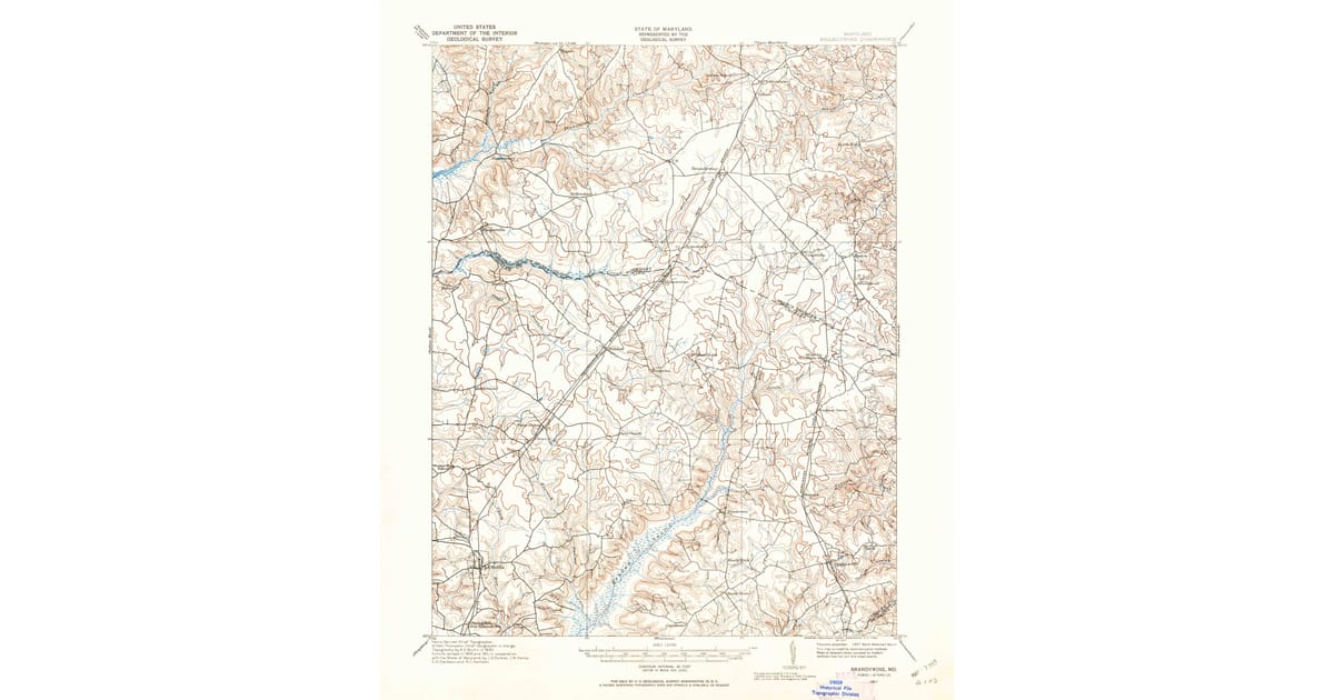1910s Maps of Brandywine Forest, MD | Pastmaps