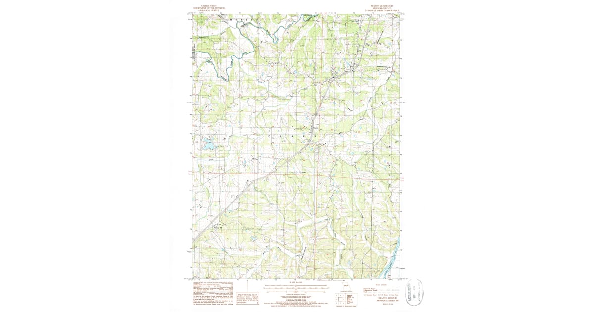 1987 Map of Brazito, Cole County, MO — High-Res | Pastmaps