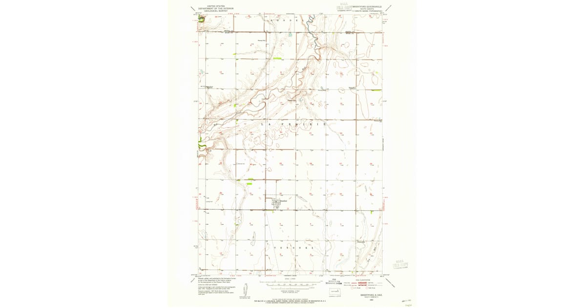1900s (20th Century) Maps of Spink County, SD | Pastmaps