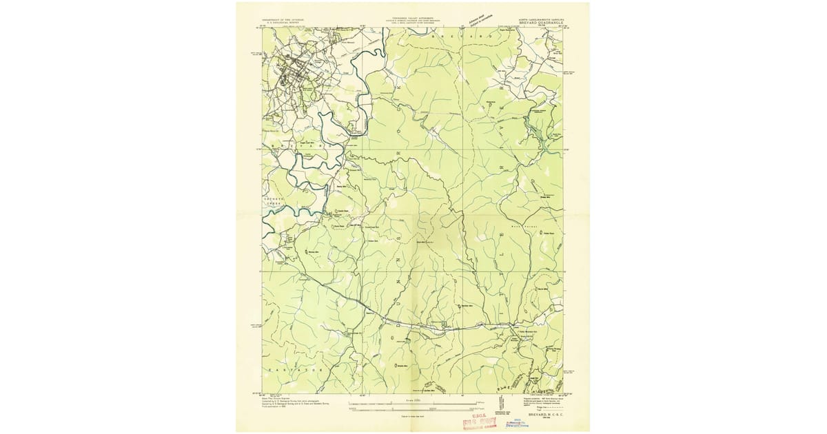 1930s Maps of South Carolina | Pastmaps