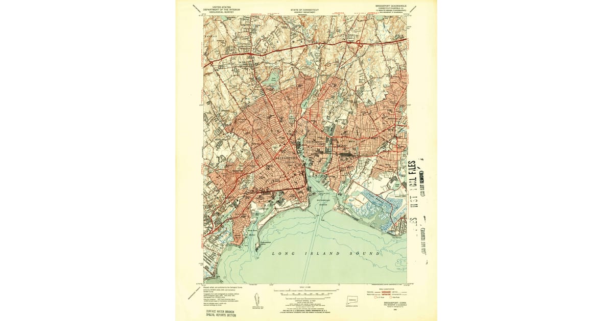 1950s Maps of Seaside Village Historic District, Bridgeport | Pastmaps