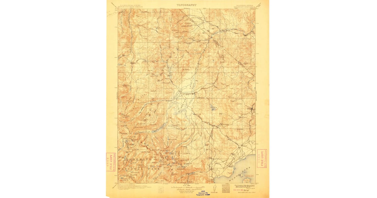 1910s Maps of Mono County, CA | Pastmaps
