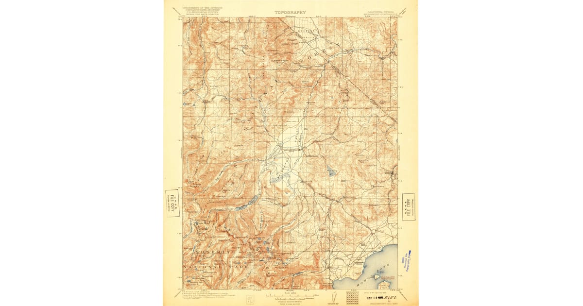 1920s Maps of Tuolumne County, CA | Pastmaps