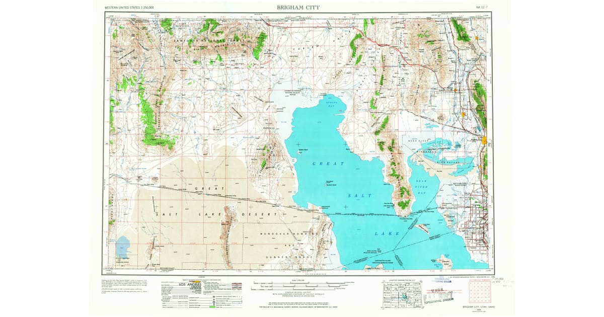 Old Maps of Perry, UT for Hiking & Exploration | Pastmaps
