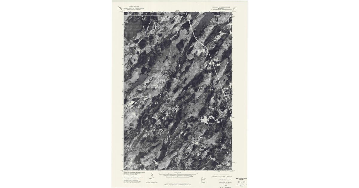 1976 Map of Brimson SW, St. Louis County, MN — High-Res | Pastmaps
