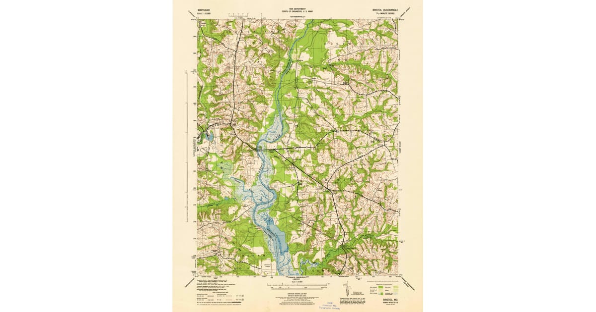 1940s Maps of Lahaina, MD | Pastmaps