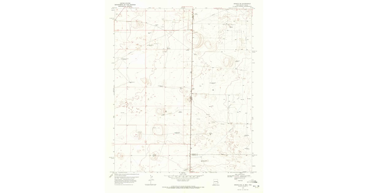 1970s Maps of Cochran County, TX | Pastmaps