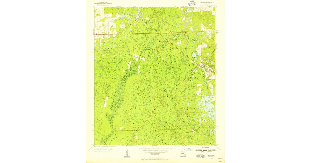 Old Maps of Bronson, FL | Pastmaps