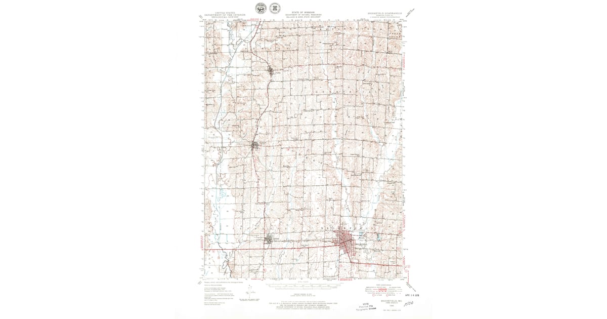 1946 Map of Brookfield, MO — High-Res | Pastmaps