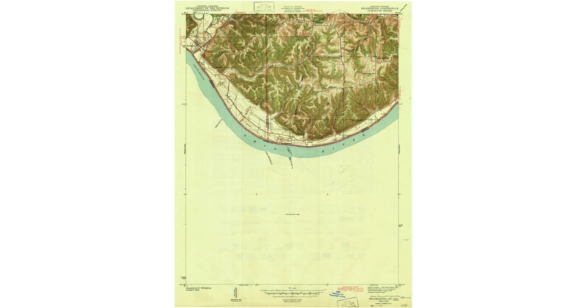 1940s Maps of Jefferson County, IN | Pastmaps