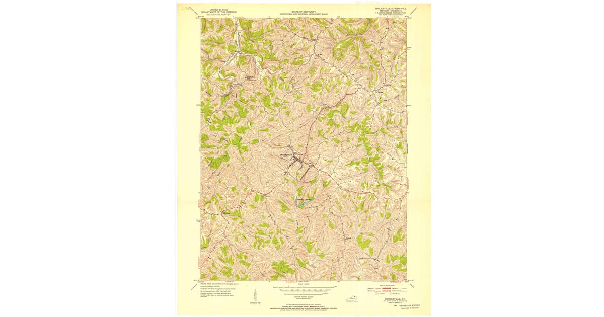 Old Maps of Brooksville, KY | Pastmaps