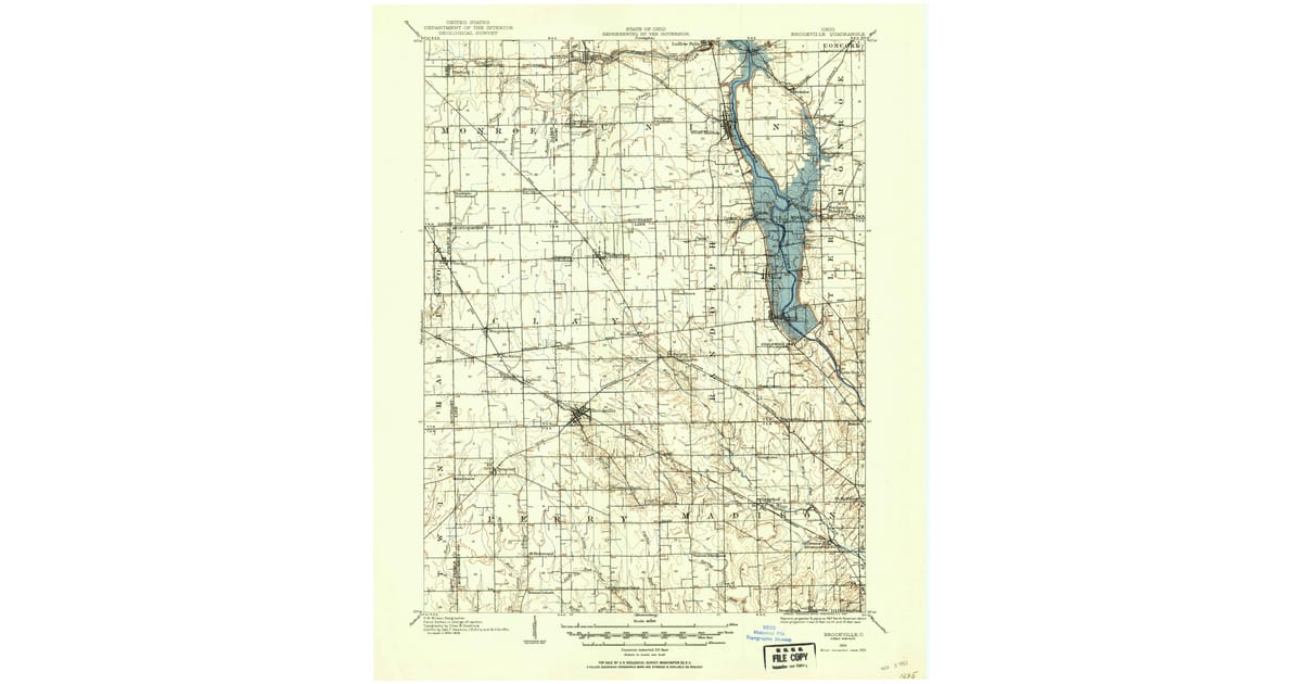 Old Maps of Bachman, OH for Hiking & Exploration | Pastmaps