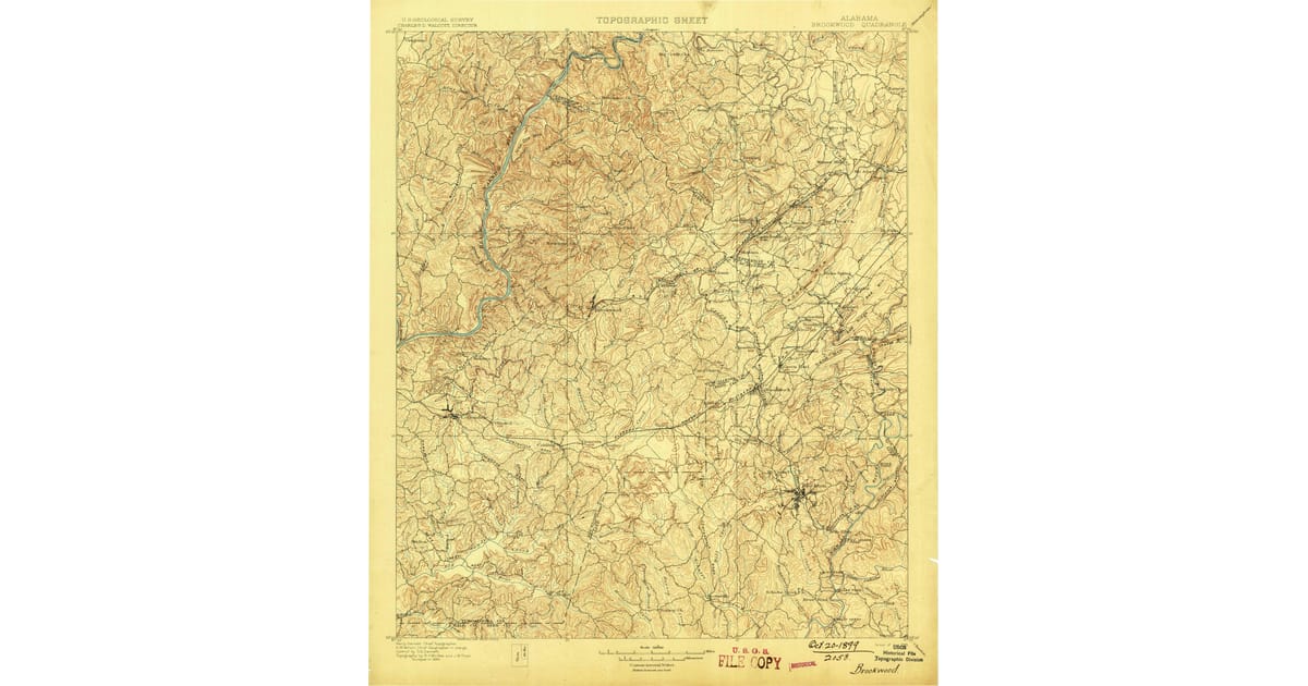 1800s (19th Century) Maps of Coaling, AL | Pastmaps