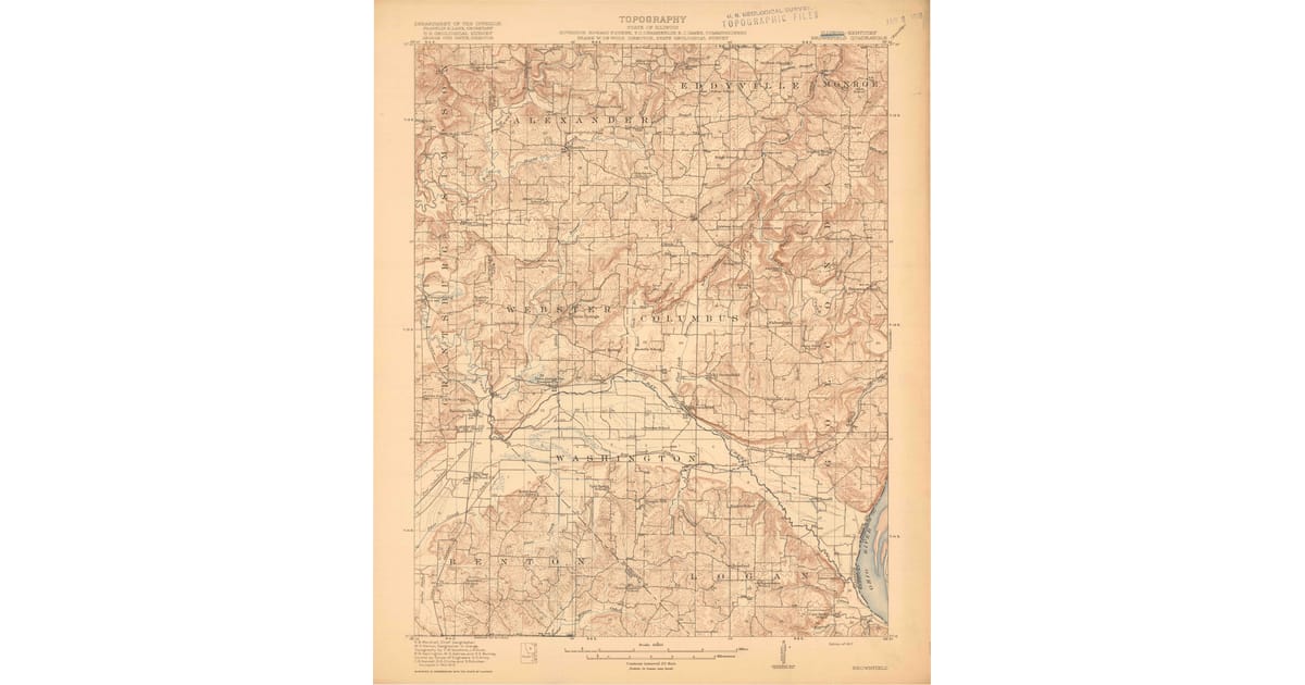 Old Maps of Johnson County, IL for Academic Research | Pastmaps
