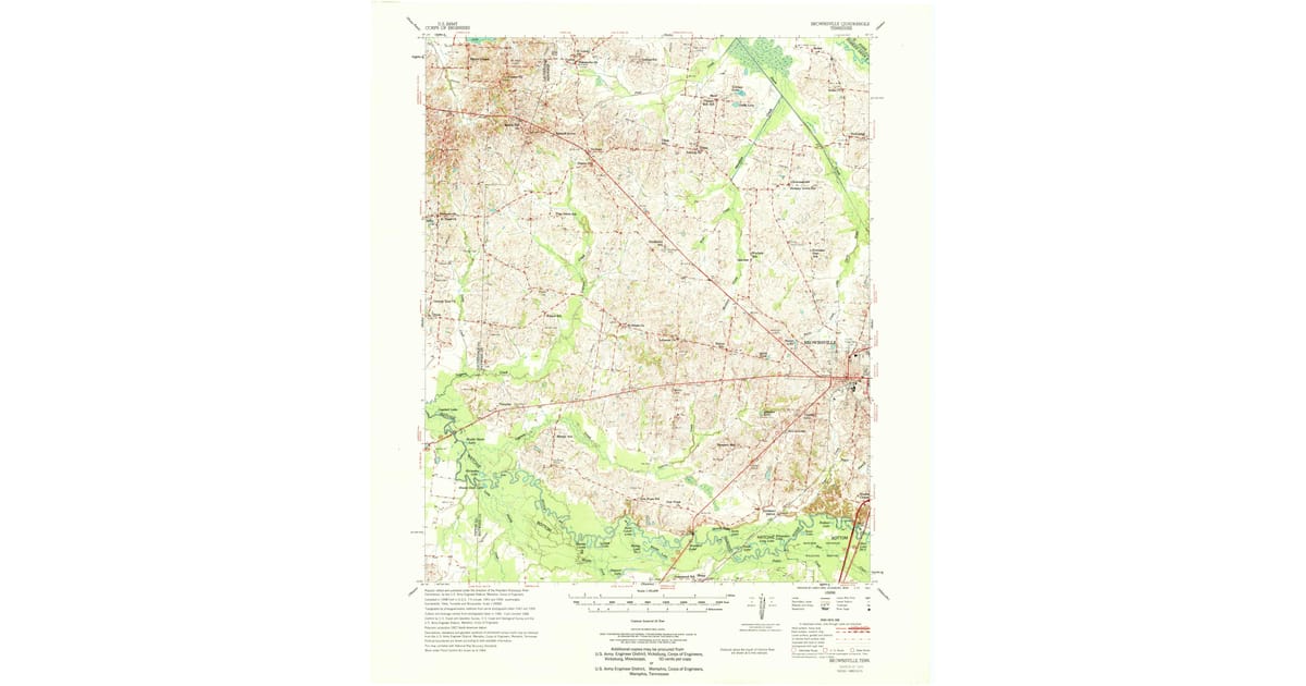 1970s Maps of Tennessee | Pastmaps