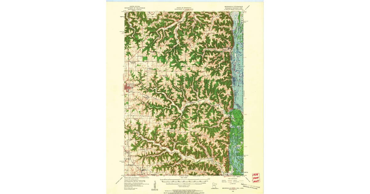 Old Maps of Reno, MN | Pastmaps