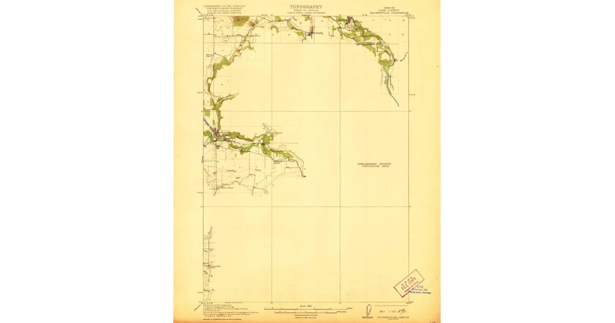 1920s Maps of Linn County, OR | Pastmaps