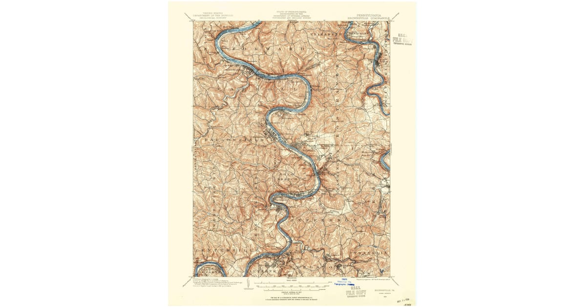 1930s Maps of Elco, PA | Pastmaps
