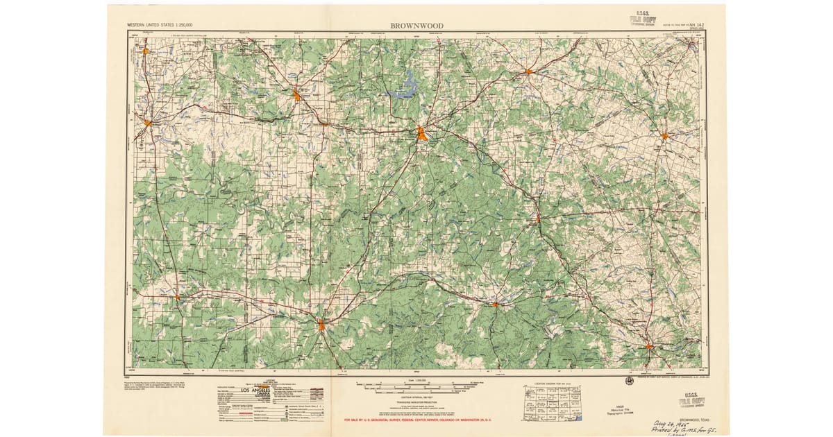 1900s (20th Century) Maps of Evant, TX | Pastmaps